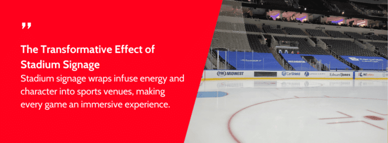 Maximize Your Brand Visibility with Stadium Signage Wraps | UASG